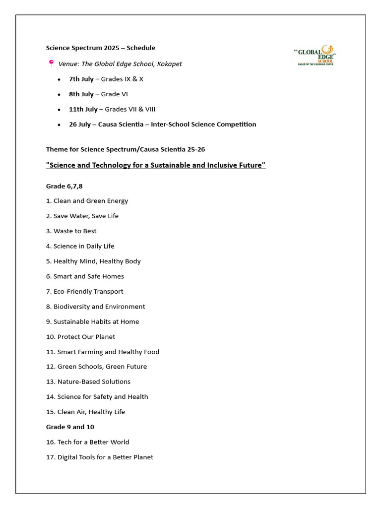 Theme For Science Spectrum | PDF