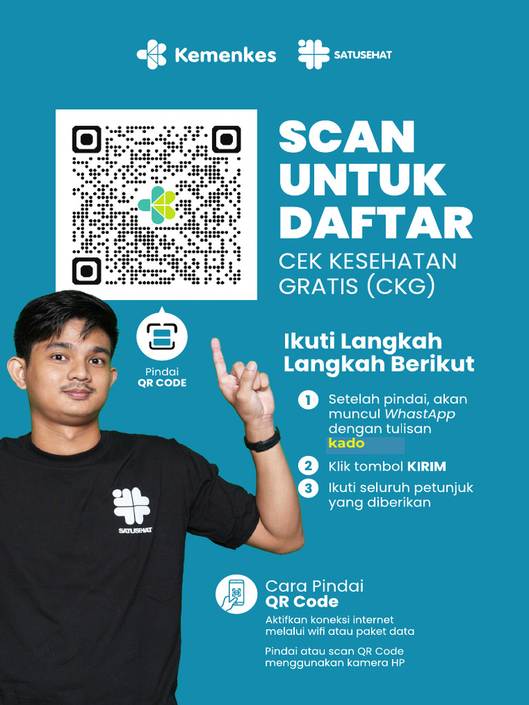 Poster Scan Untuk Daftar CKG | PDF