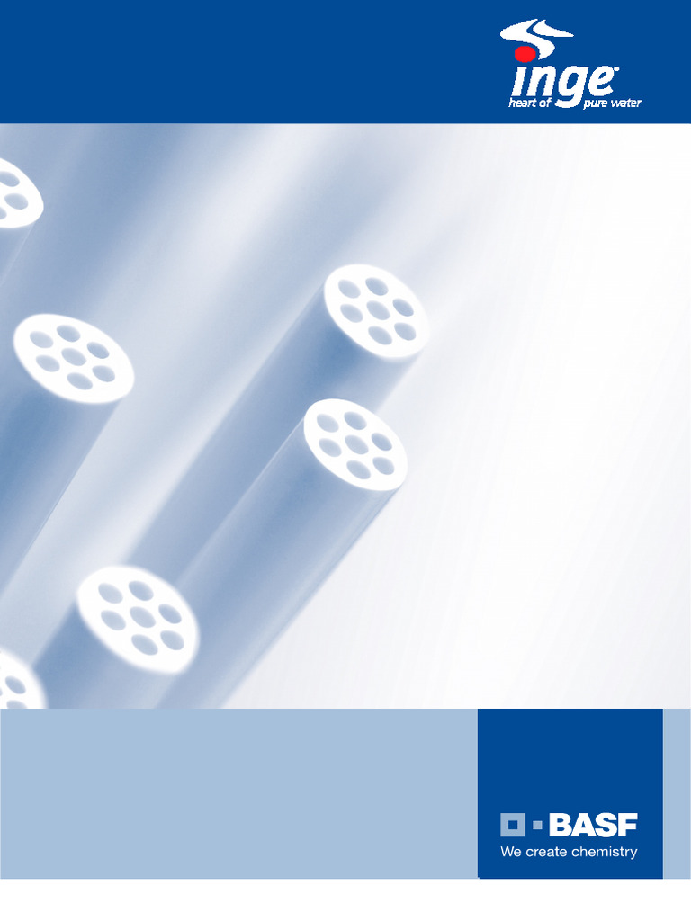 Inge Membrane Operator's Manual | PDF | Membrane | Water
