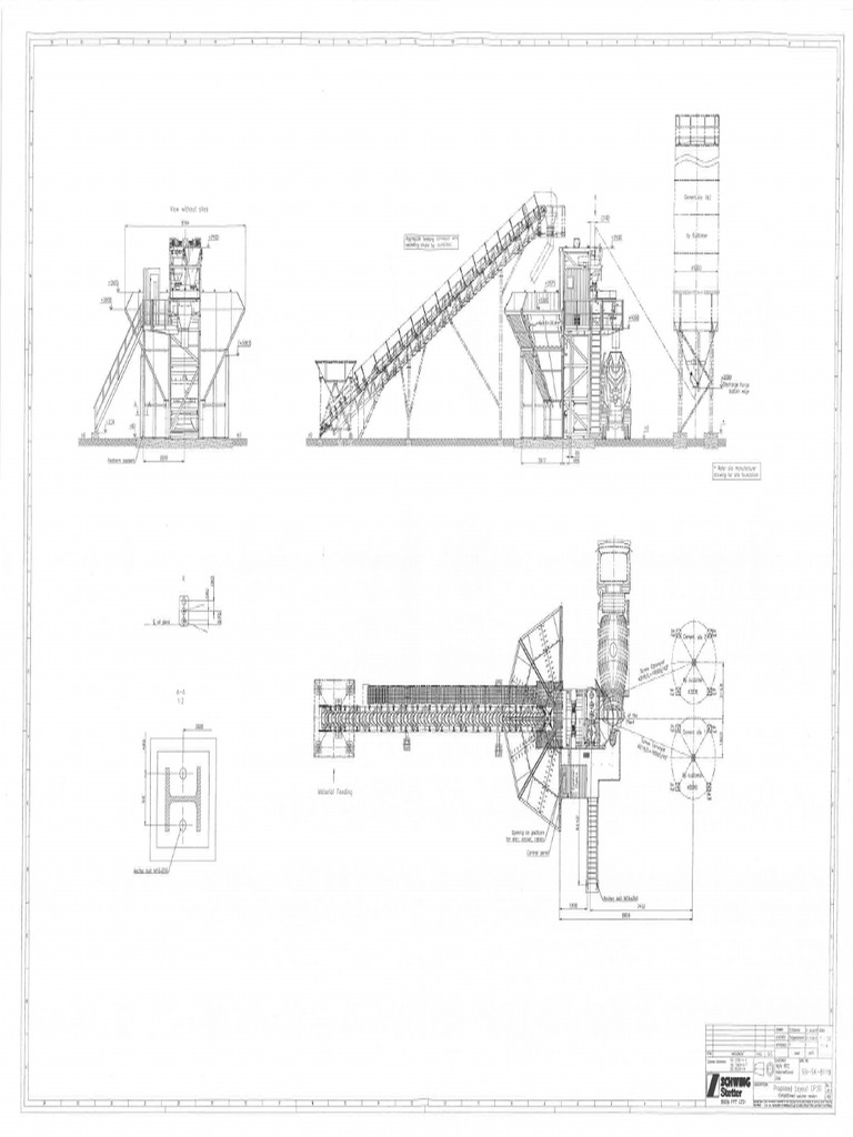 Schwing Stetter CP30 Layout Drawing | PDF