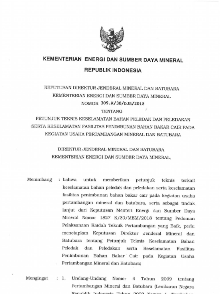 Kepdirjen 309.K 30 DJB 2018 - Gudang Handak | PDF