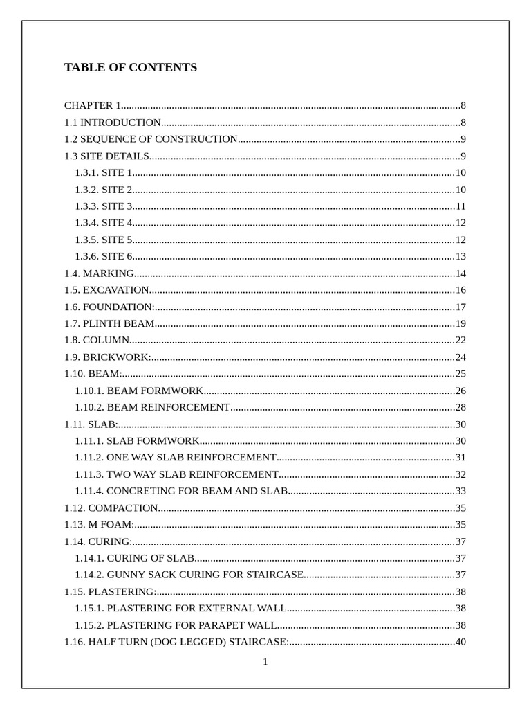 Miniproject Final 1 | PDF | Concrete | Surveying