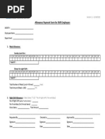 Meal Allowance Reimbursement Form | PDF | Meal | Lunch