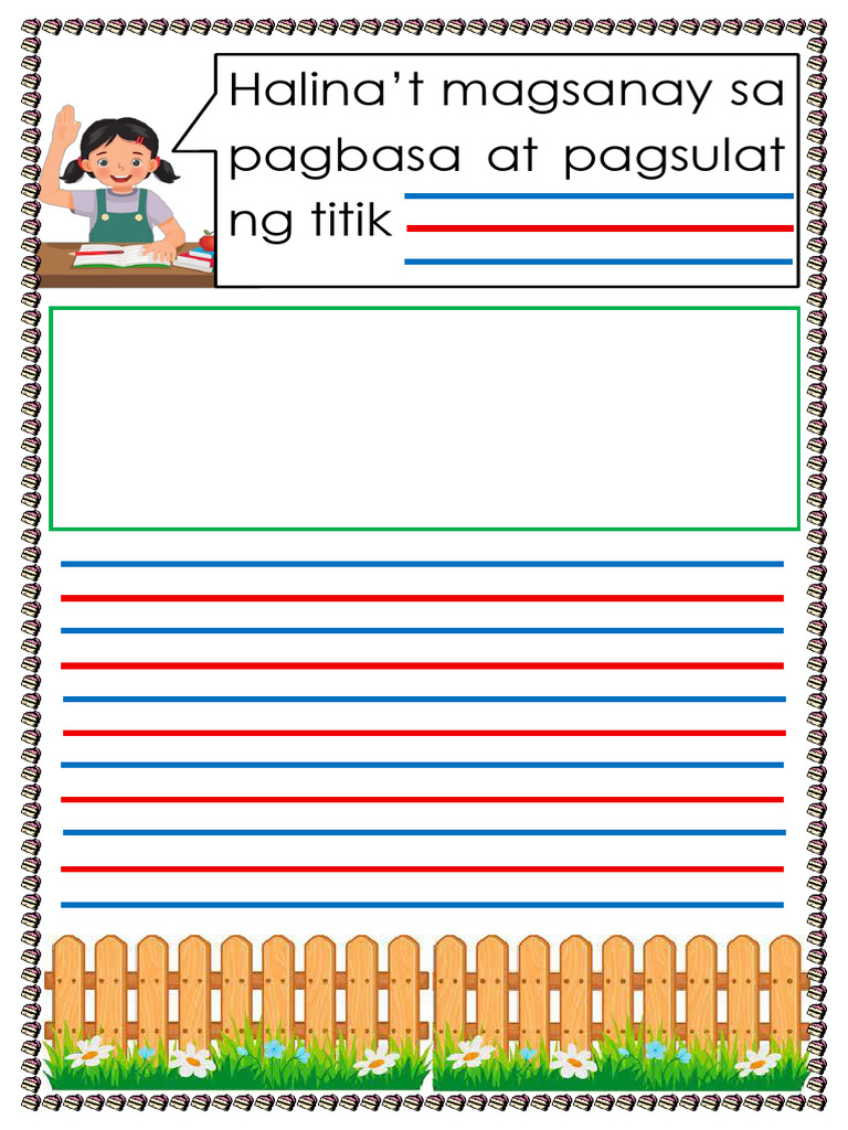 Pagsulat NG Mga Titik Tarpapel | PDF