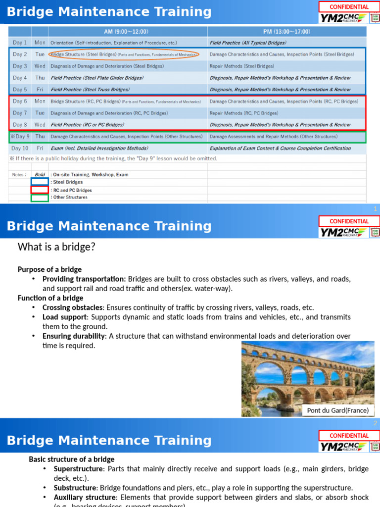 Bridge Maintnance Trainning【D2 AM Steel Bridge - 0】Rev00, EnGLISH ...