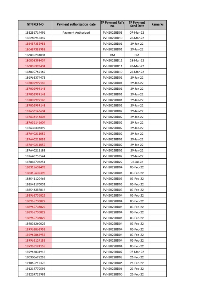 Payment Monitoring | PDF