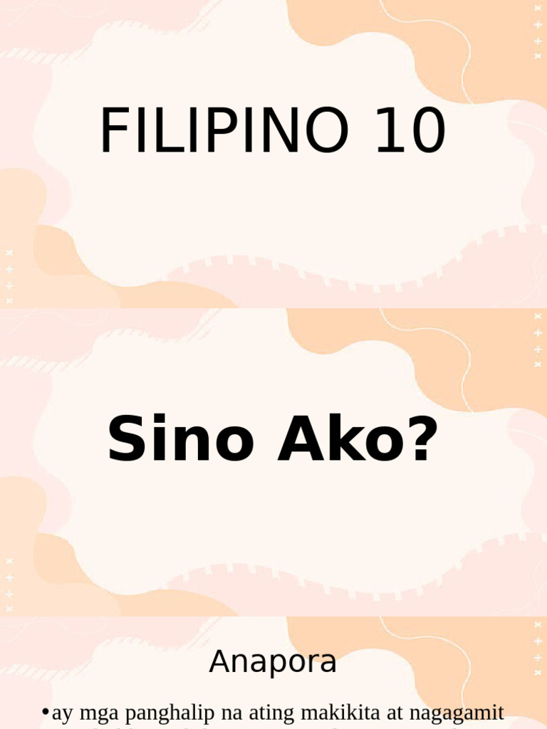 FILIPINO 10 Anapora Autosavedvhhvhvhvhvh | PDF