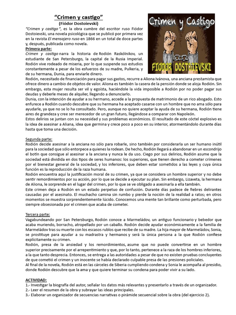 Crimen y castigo | PDF | Crimen y castigo