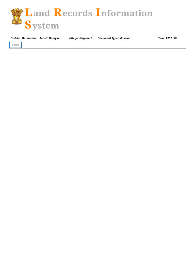 Land Map Naganari | PDF
