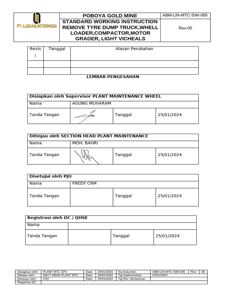 ABM-LIN-MTC-SWI-005 Remove Tyre Dump Truck, Whell Loader, Compactor ...