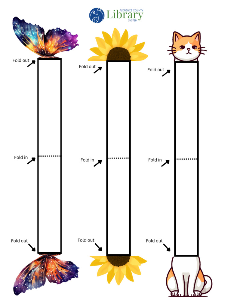 Colored 3D Bookmarks | PDF