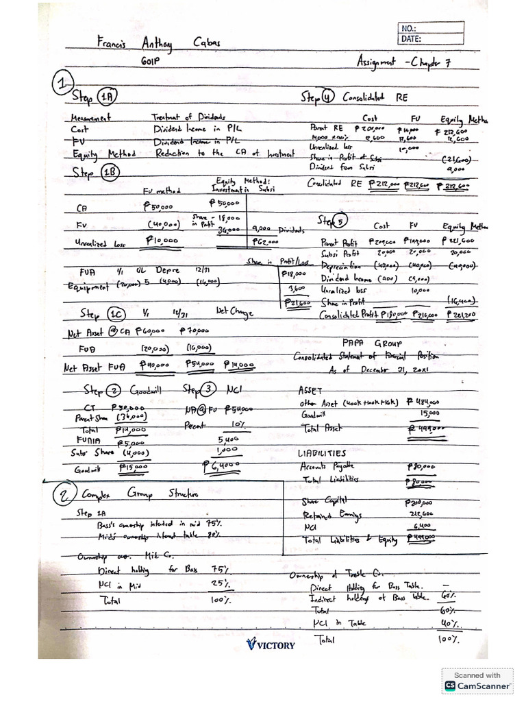 Chapter 7 - Assignment | PDF