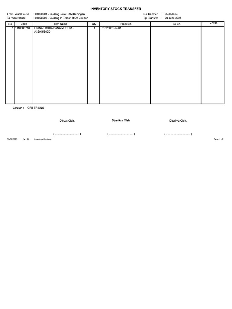 Inventory Transfer 20250630 124115 | PDF