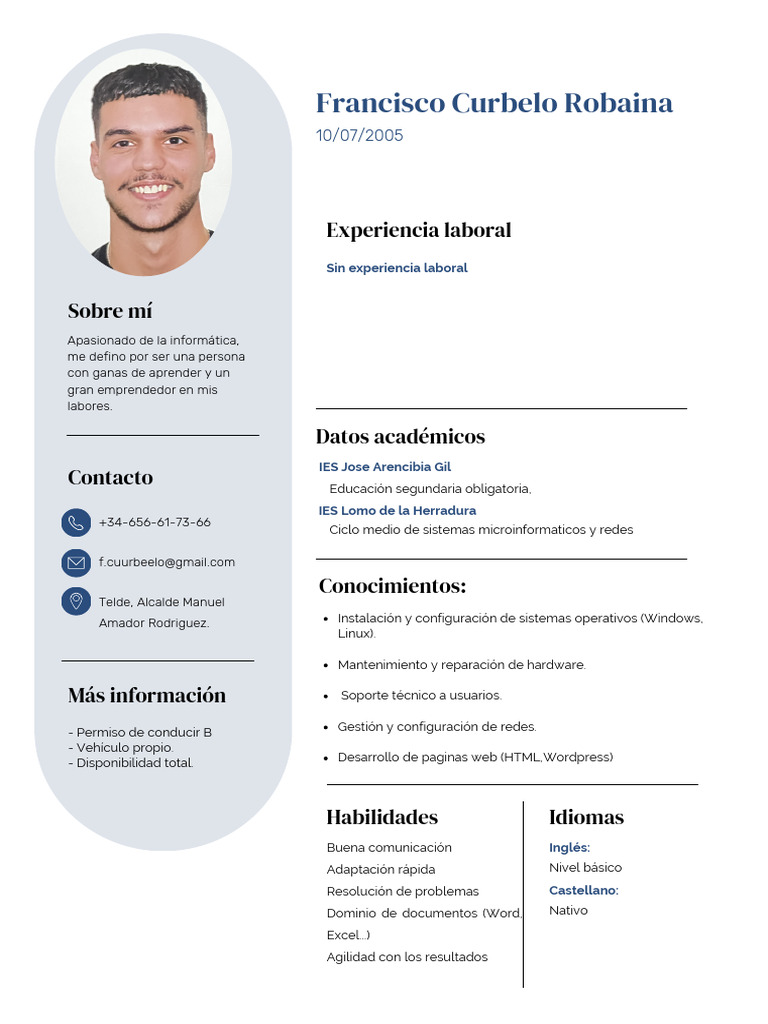 CV Currículum Vitae Francisco | PDF