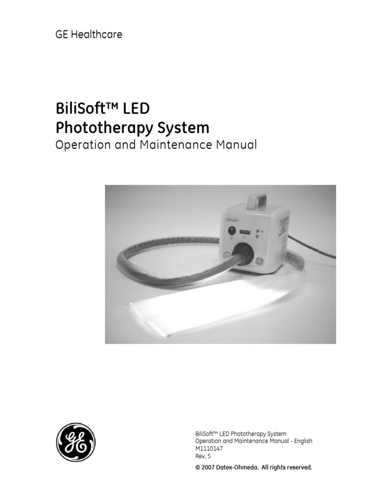 BiliSoft LED Phototherapy Manual | PDF
