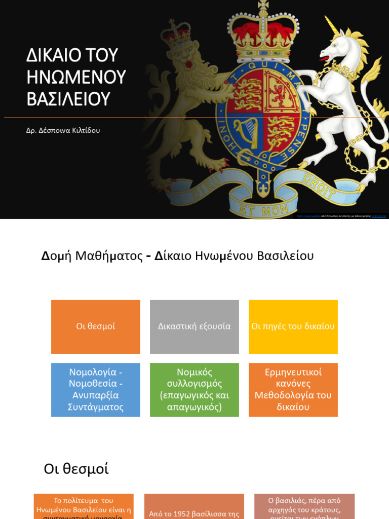 6.ΠΑΡΟΥΣΙΑΣΗ - ΑΓΓΛΙΚΟ ΔΙΚΑΙΟ (ΜΕΡΟΣ Β) - ΚΙΛΤΙΔΟΥ | PDF