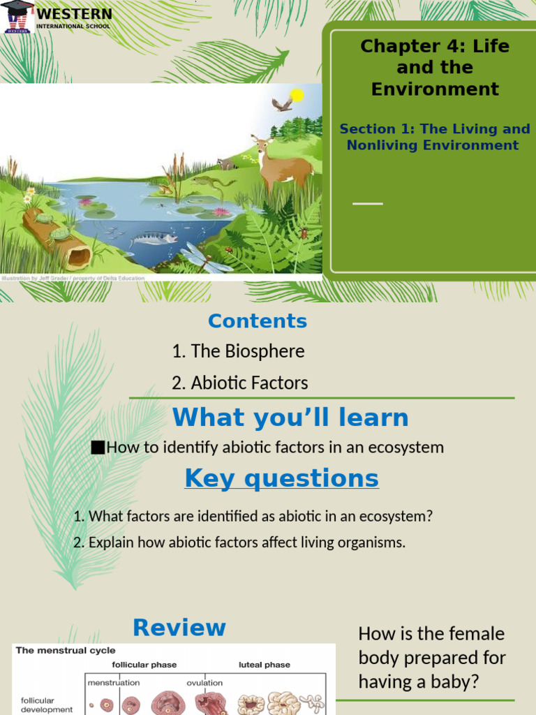 4.1. The Living and Nonliving Envirionment-Part I | PDF | Natural ...