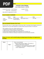 UGFH 1000B Course Outline 2022-23 | PDF | Learning | Textbook