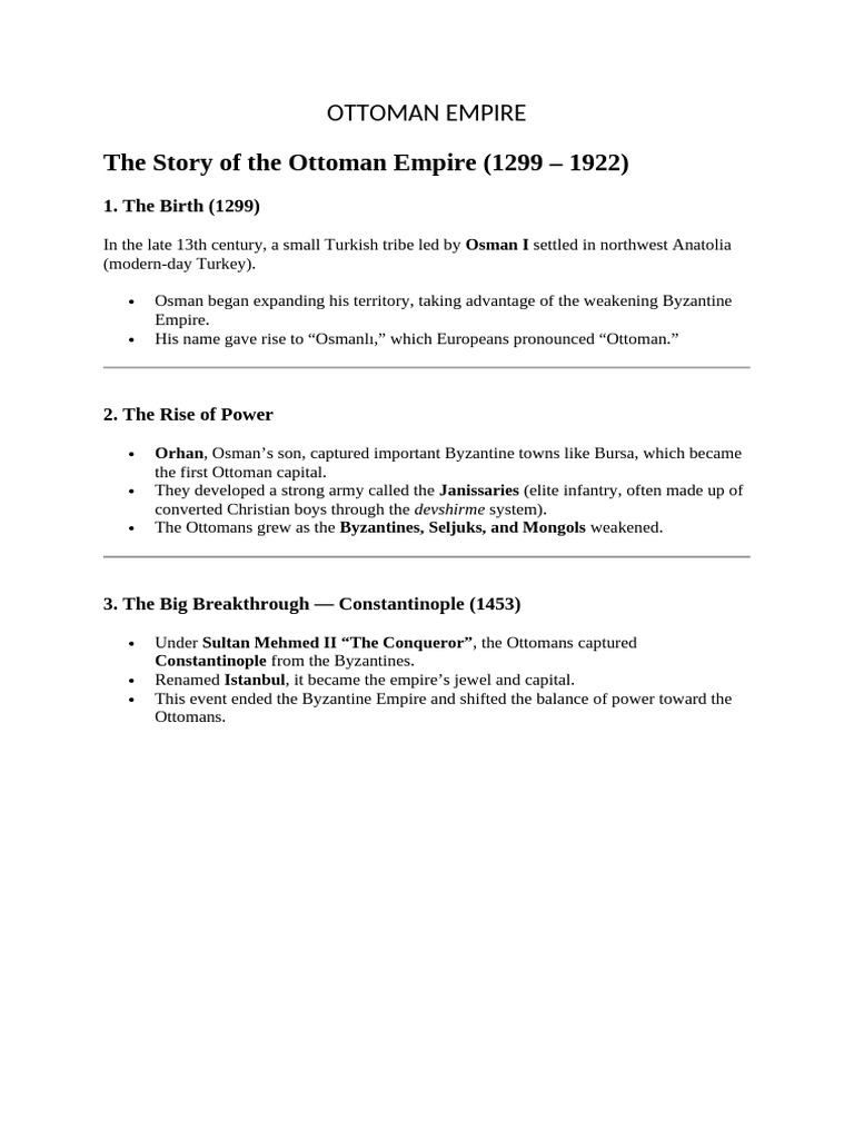 Ottoman Empire | PDF