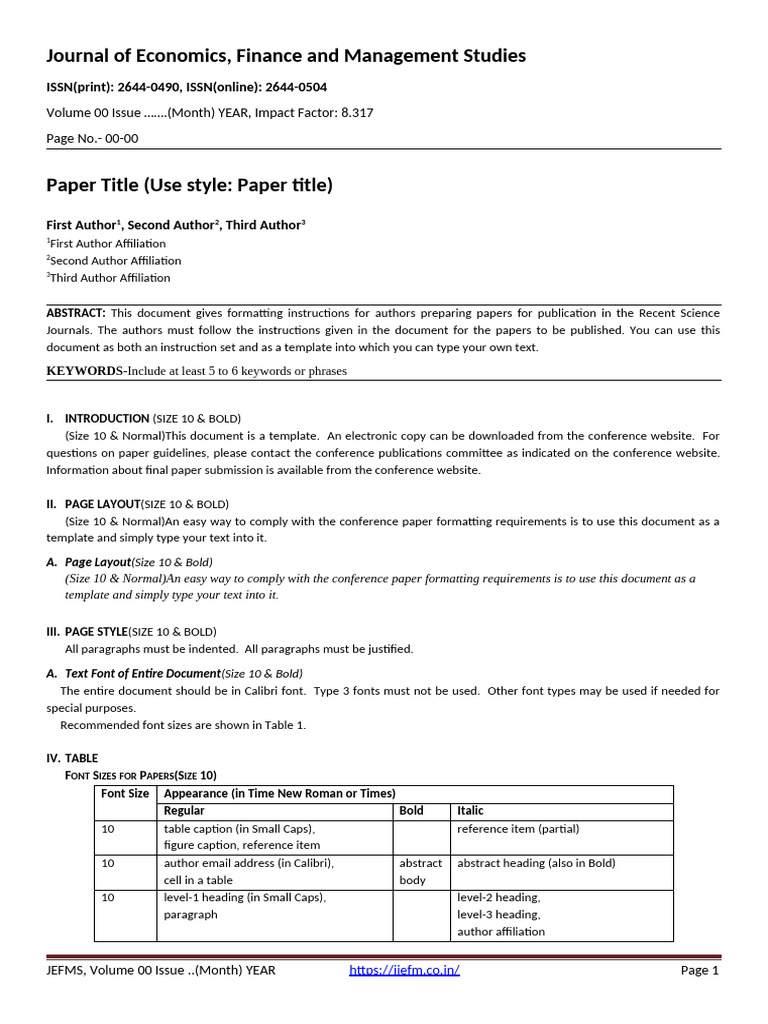 Formatting Guide for Manuscripts | PDF | Letter Case | Page Layout