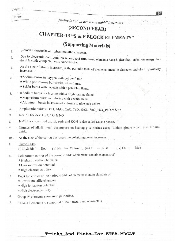 Chem 2nd Year Champion Series | PDF