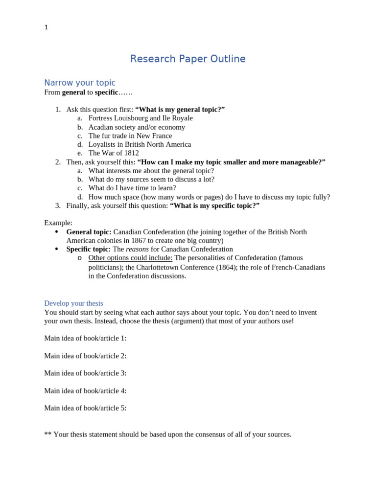 How To Organize A Research Paper | PDF | American Civil War