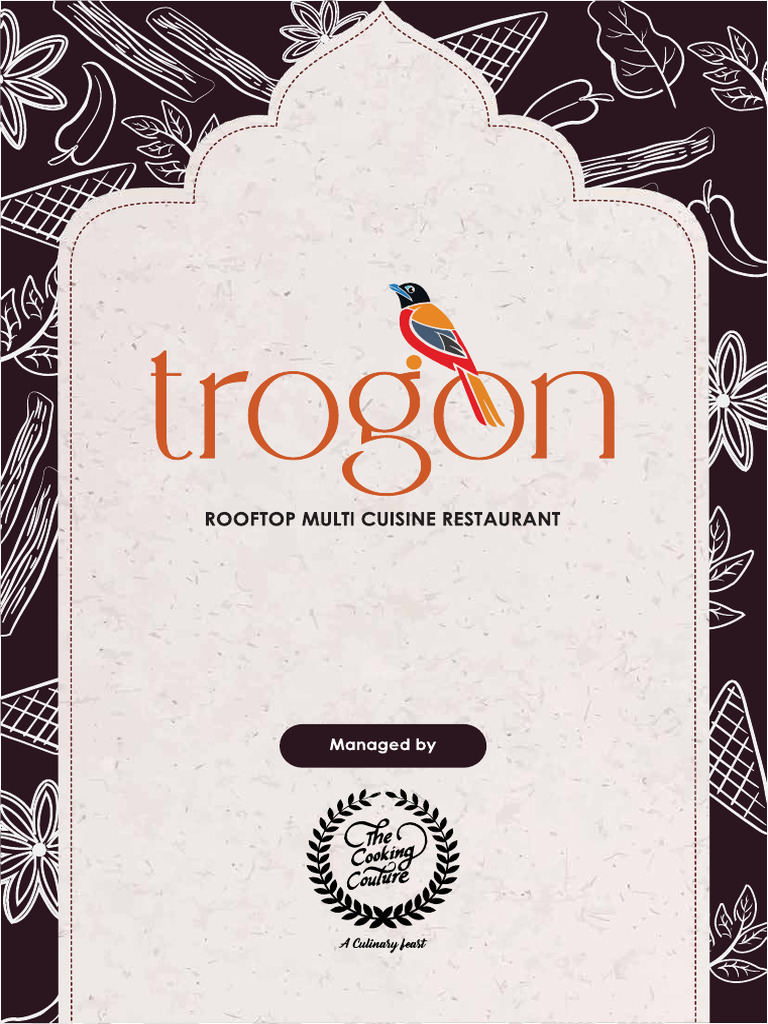 Trogon Restaurant Menu-9 | PDF