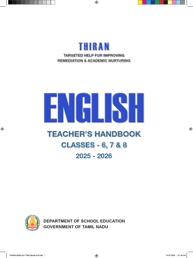 THIRAN - Teacher's Handbook | PDF | Verb | English Language