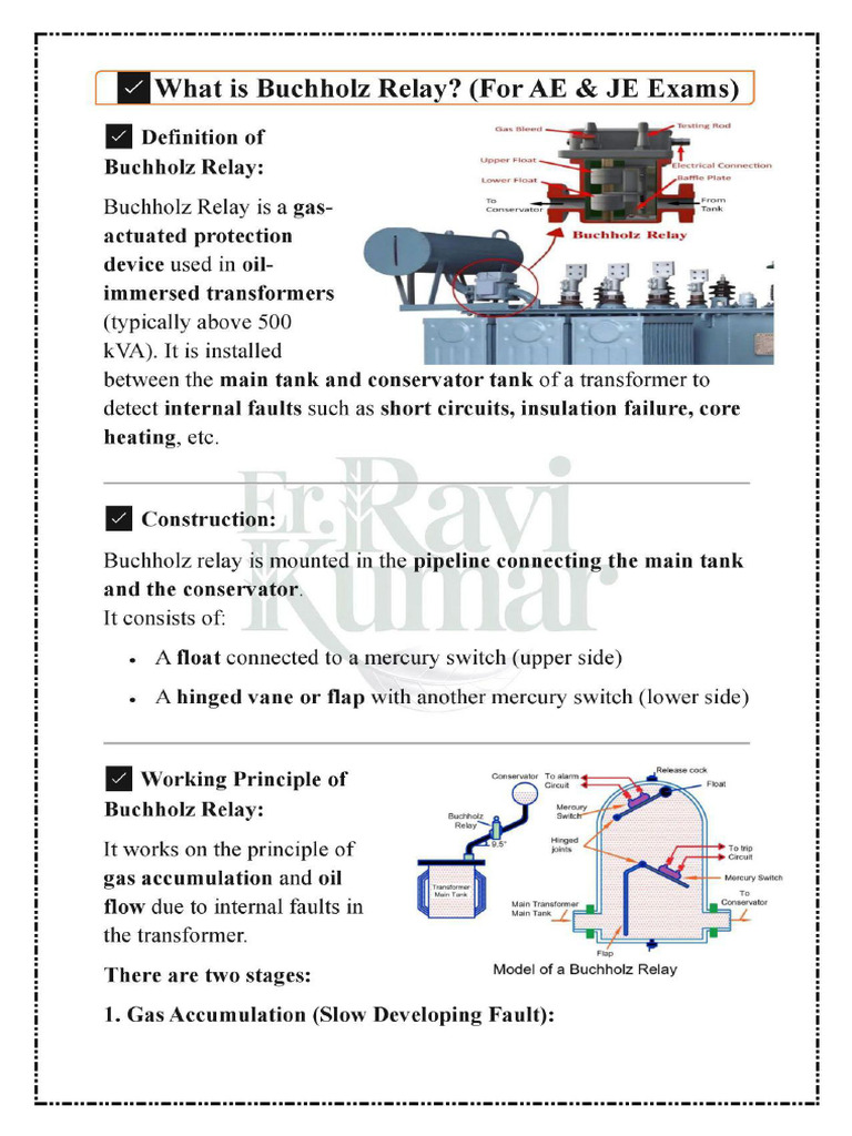 Buchholz Relay | PDF
