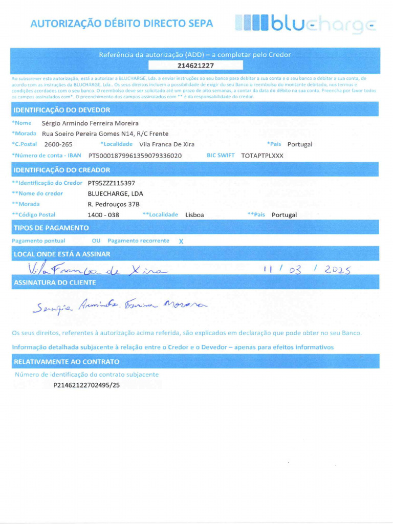 Blue Charge Armindo | PDF