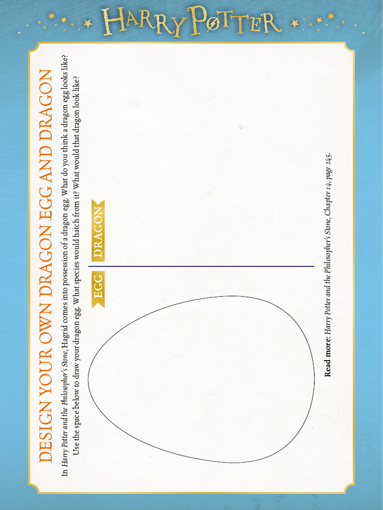 Design Your Own Egg and Dragon 1 | PDF