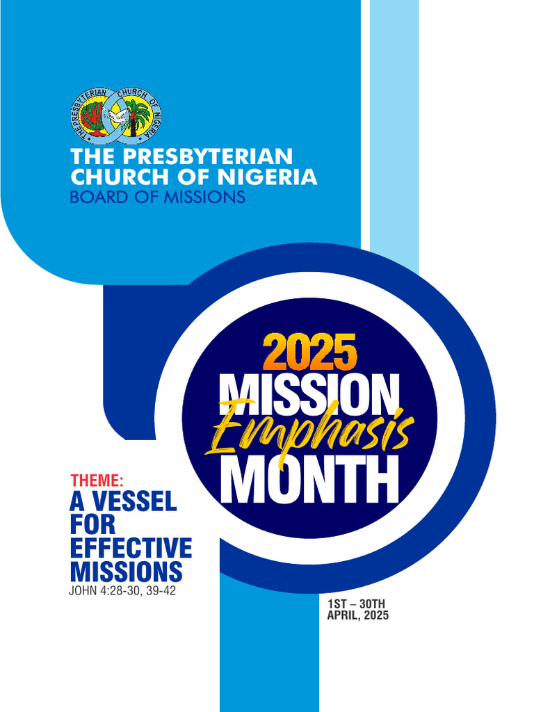 2025 Mission Month: A Vessel for Missions | PDF | Jesus | Salvation
