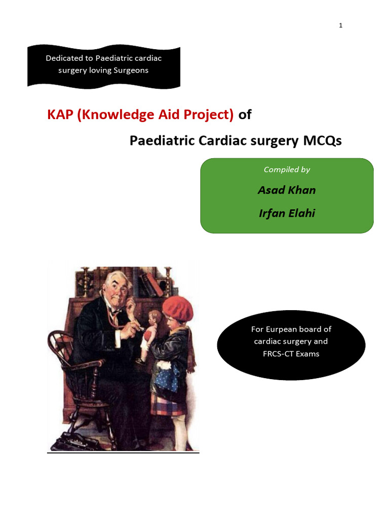 Paeds MCQs | PDF | Blood Pressure | Coronary Artery Bypass Surgery
