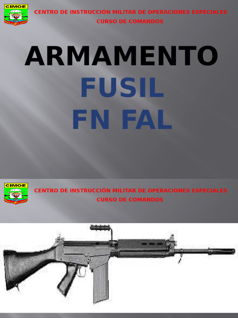 FN Fal | PDF | Rifle | Armas de fuego