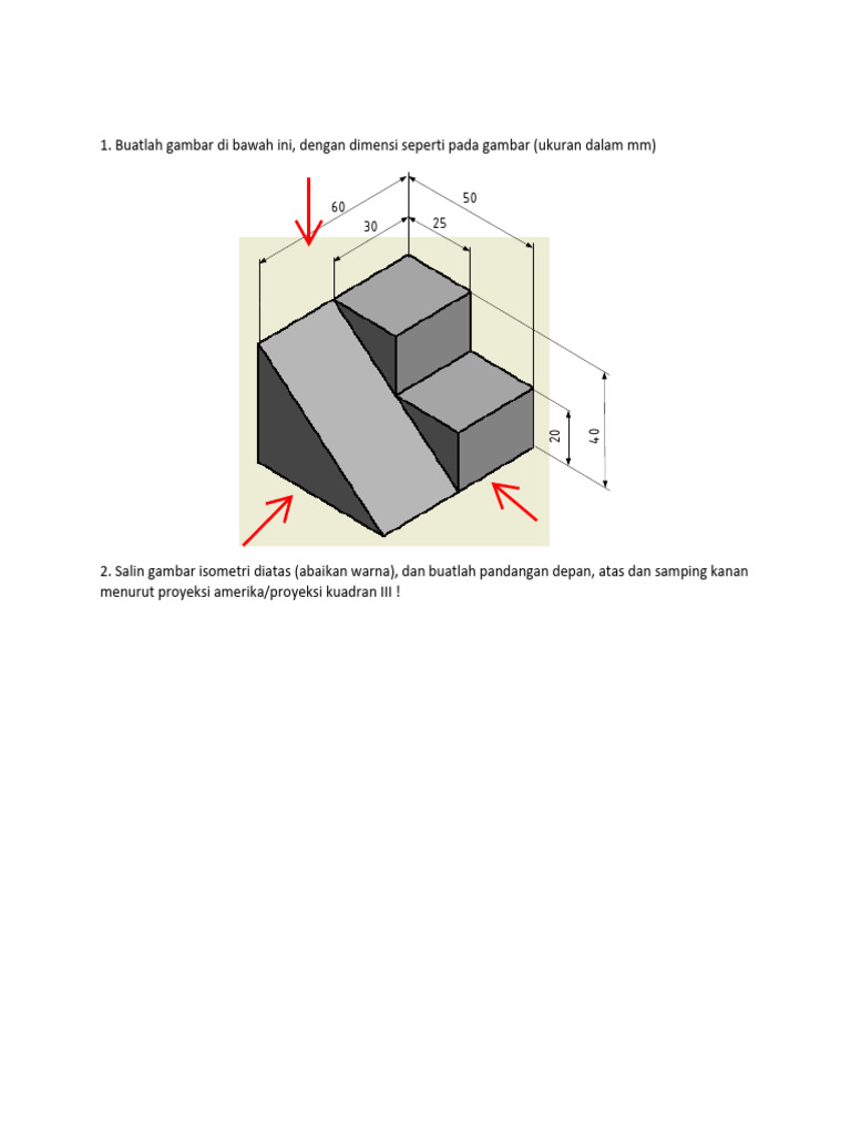 Gambar Proyeksi Kuadran III Amerika | PDF