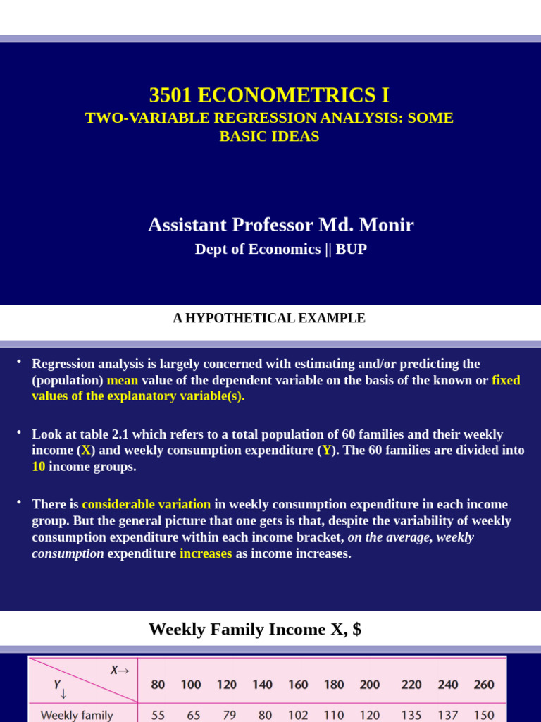 2 Variable Regression | PDF | Linear Regression | Regression Analysis