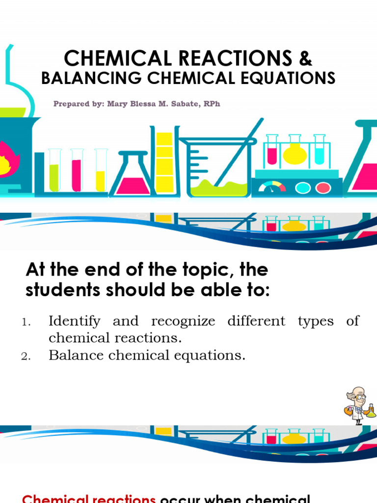 Balancing Chem Equations | PDF | Chemical Reactions | Salt (Chemistry)