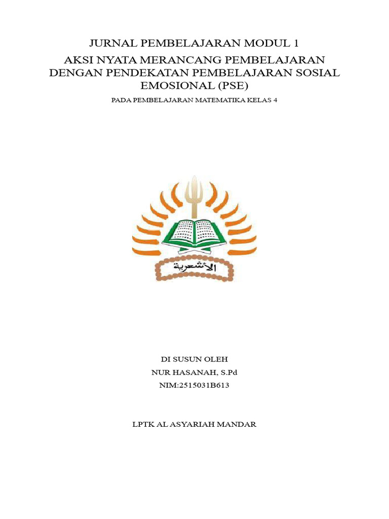 JURNAL PEMBELAJARAN MODUL 1 | PDF