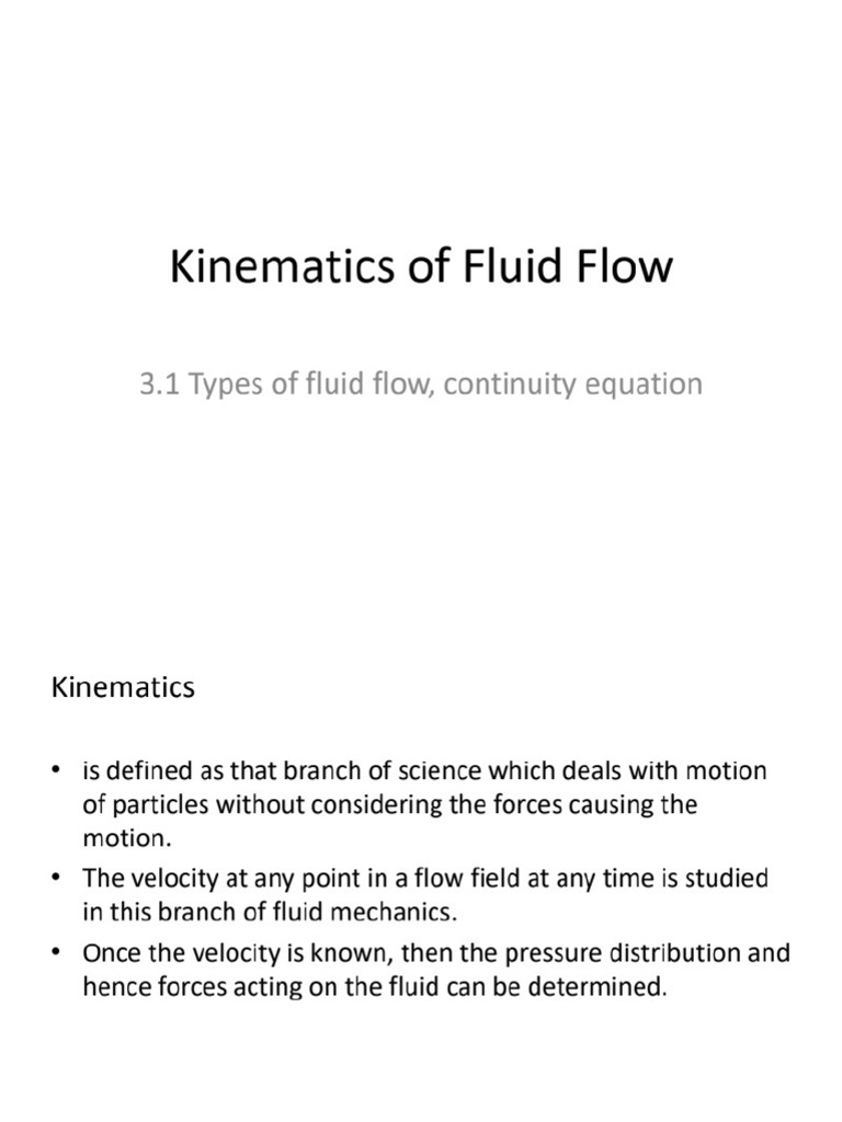 31 Types of Fluid Flow Continuity Equation 1600 PDF - Gdrive.vip | PDF