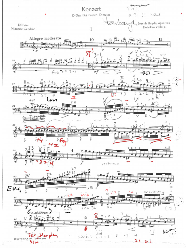 Haydn D Major RH Perf | PDF