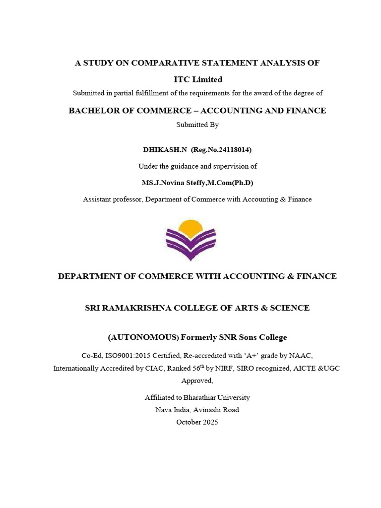 Itc CH 4 | PDF | Financial Statement Analysis | Equity (Finance)