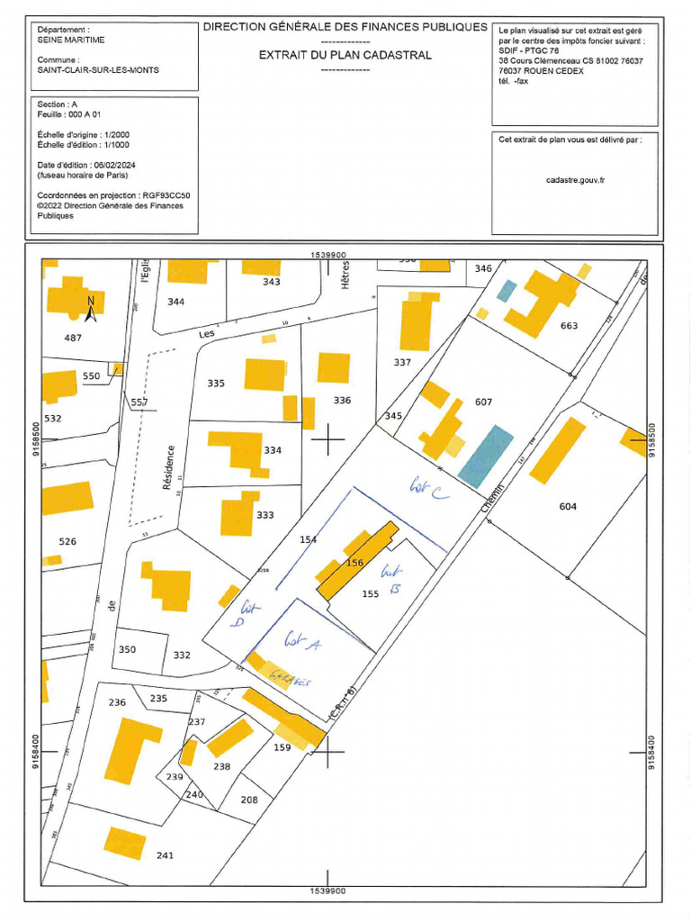 Plan Cadastral | PDF