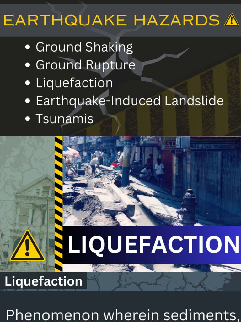 Earthquake Hazardsliquefaction Hazard | PDF