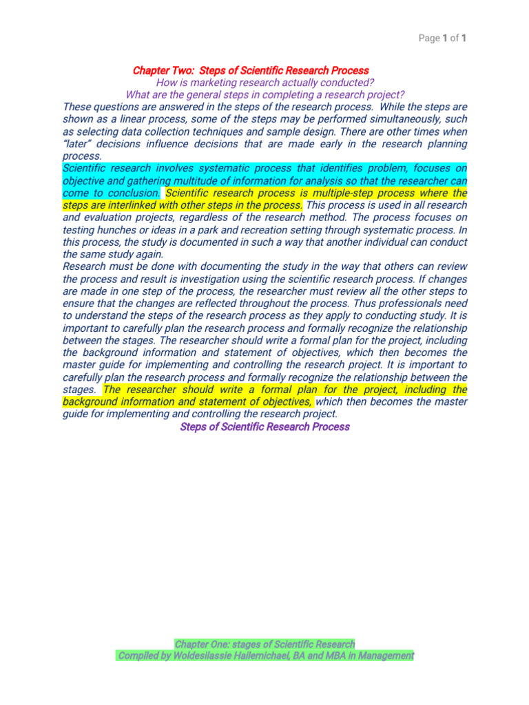 Steps of Scientific Research.pdf_1 | PDF