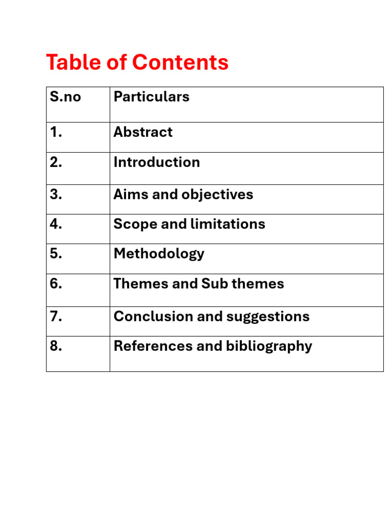 Table of Contents | PDF