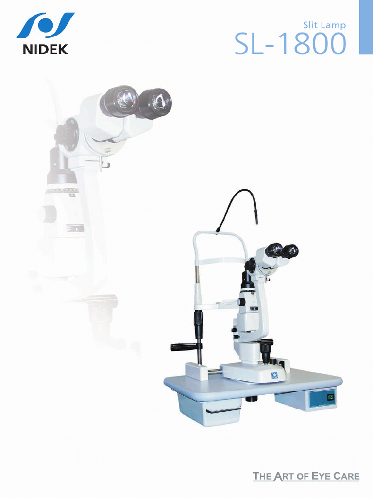 Ophthalmic Argon Laser Nidek SL - 1800e - 2p - 13 | PDF | Optics | Imaging