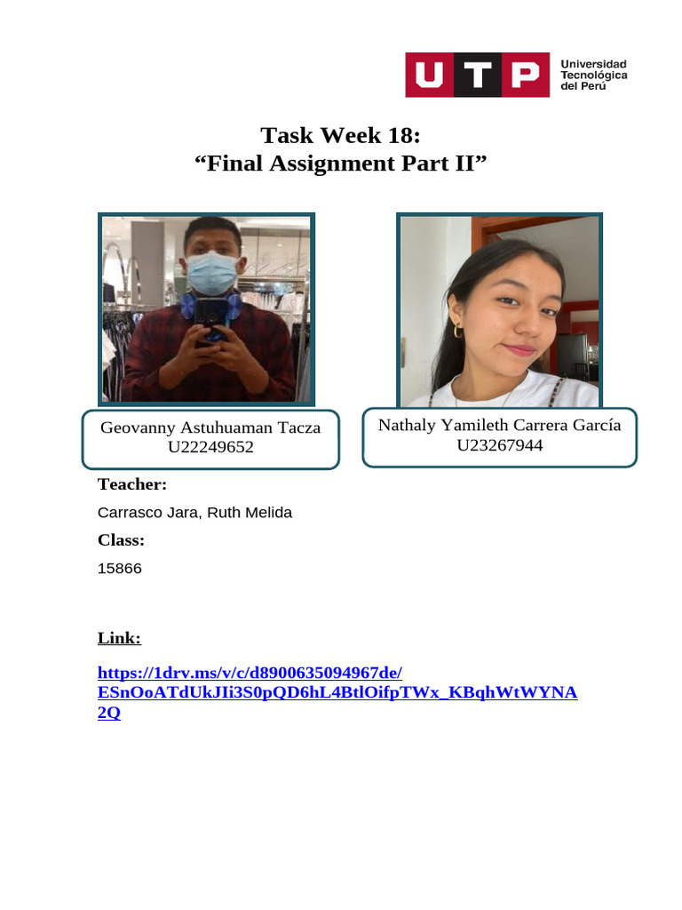 TASK Week18 CarreraNathaly AstuhuamanGeovanny | PDF | Artificial Intelligence | Intelligence (AI ...