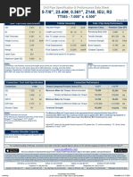 Drill Pipe Data & Performance Sheet: 5" 19.50# S-135 R2 NC50 (4-1/2 IF ...
