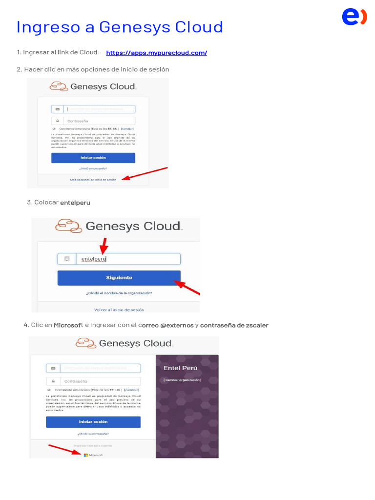 Acceso A Genesys Cloud | PDF