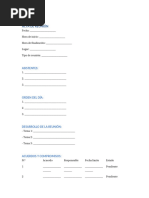 Formato de Acta de Comité | PDF